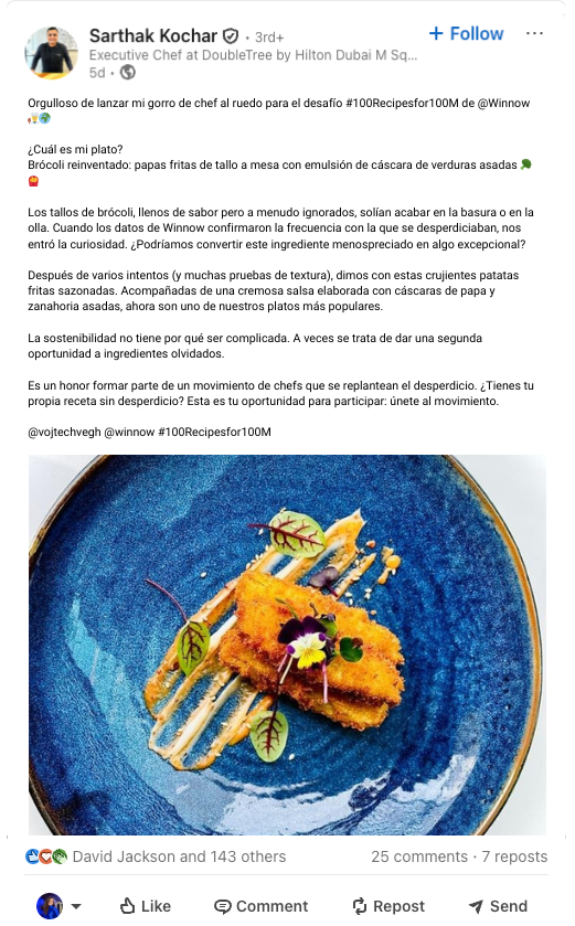 Winnow Cooking Competition 100 RECIPES for $100M